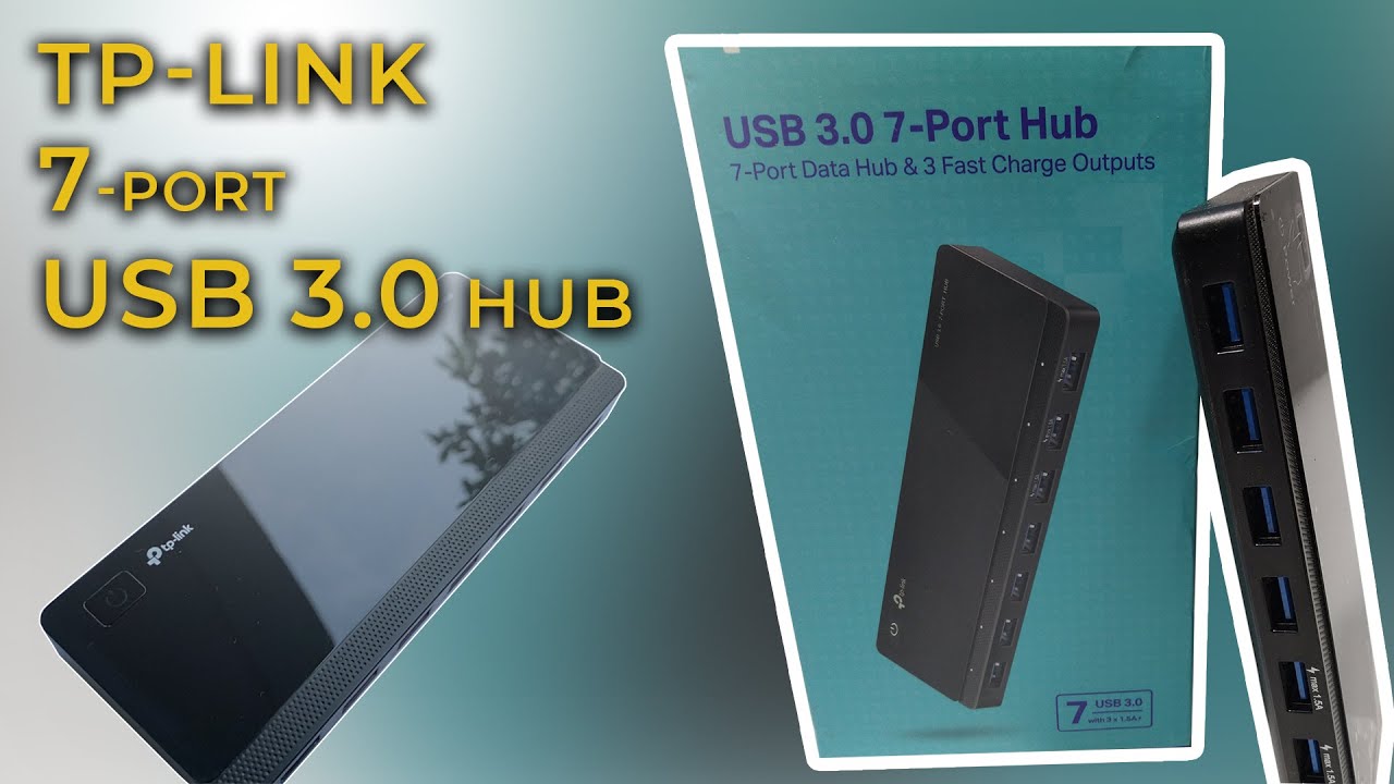 TP-Link UH700 7-Port 3.0 USB External Hub Unboxing and Review | Full ...