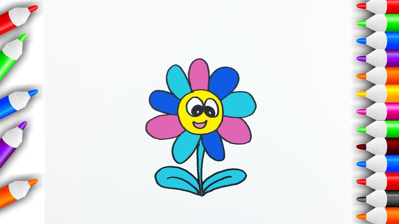 Learn Colors with Flower for Kids | Learn Flower for Children | Video ...