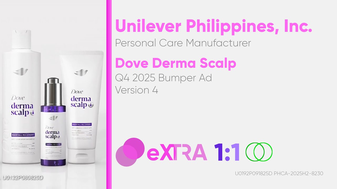 Dove Derma Scalp Bumper Ad Q4 2025-2026 (Philippines, Version 4) [1:1 ...