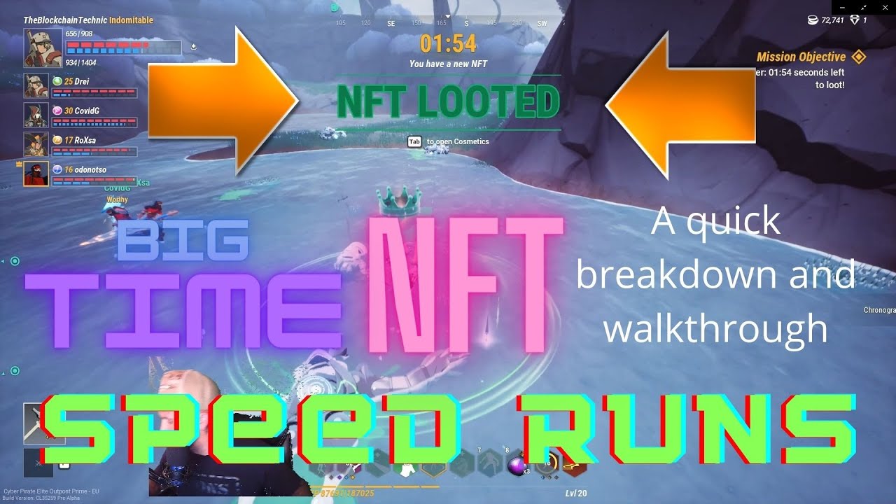 Big Time Game NFT Speed Run Walkthrough - YouTube