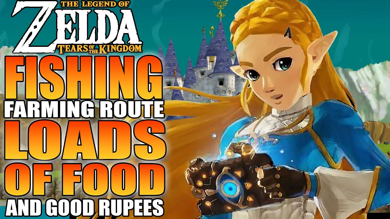 Zelda Tears Of The Kingdom Fish Farming Route - YouTube