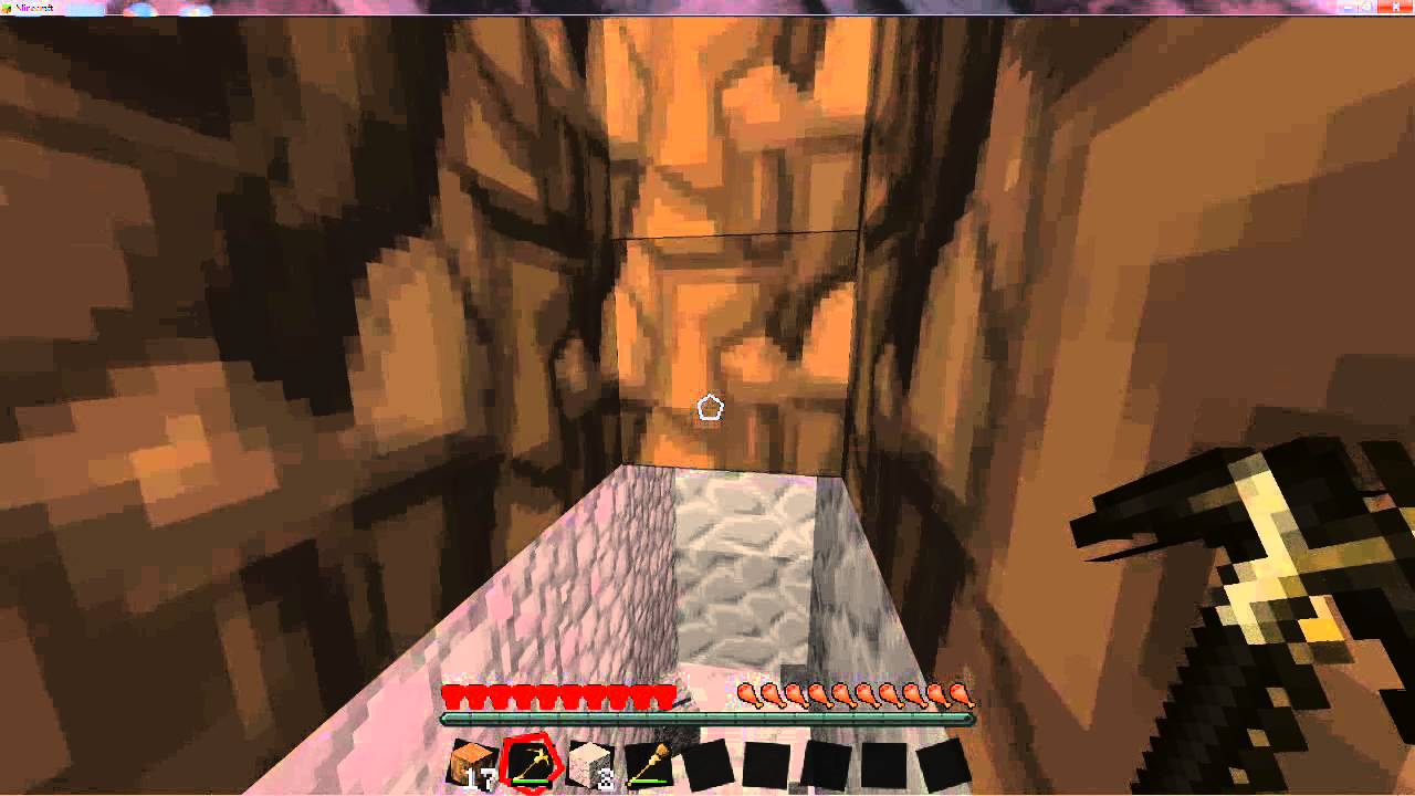 Minecraft Hardcore Let's Play #3 Ouch! Just Ouch! - YouTube