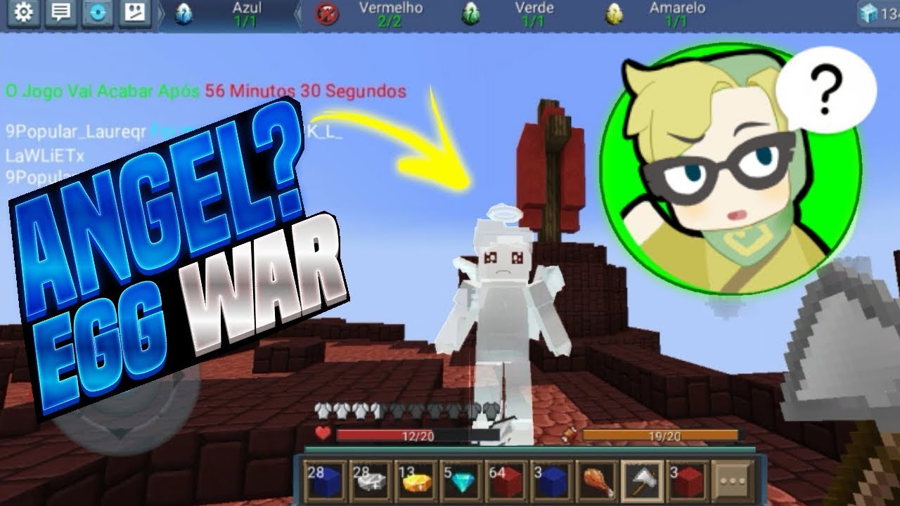 😀 I Got a Cute Angel in Blockman Go 😀 - YouTube