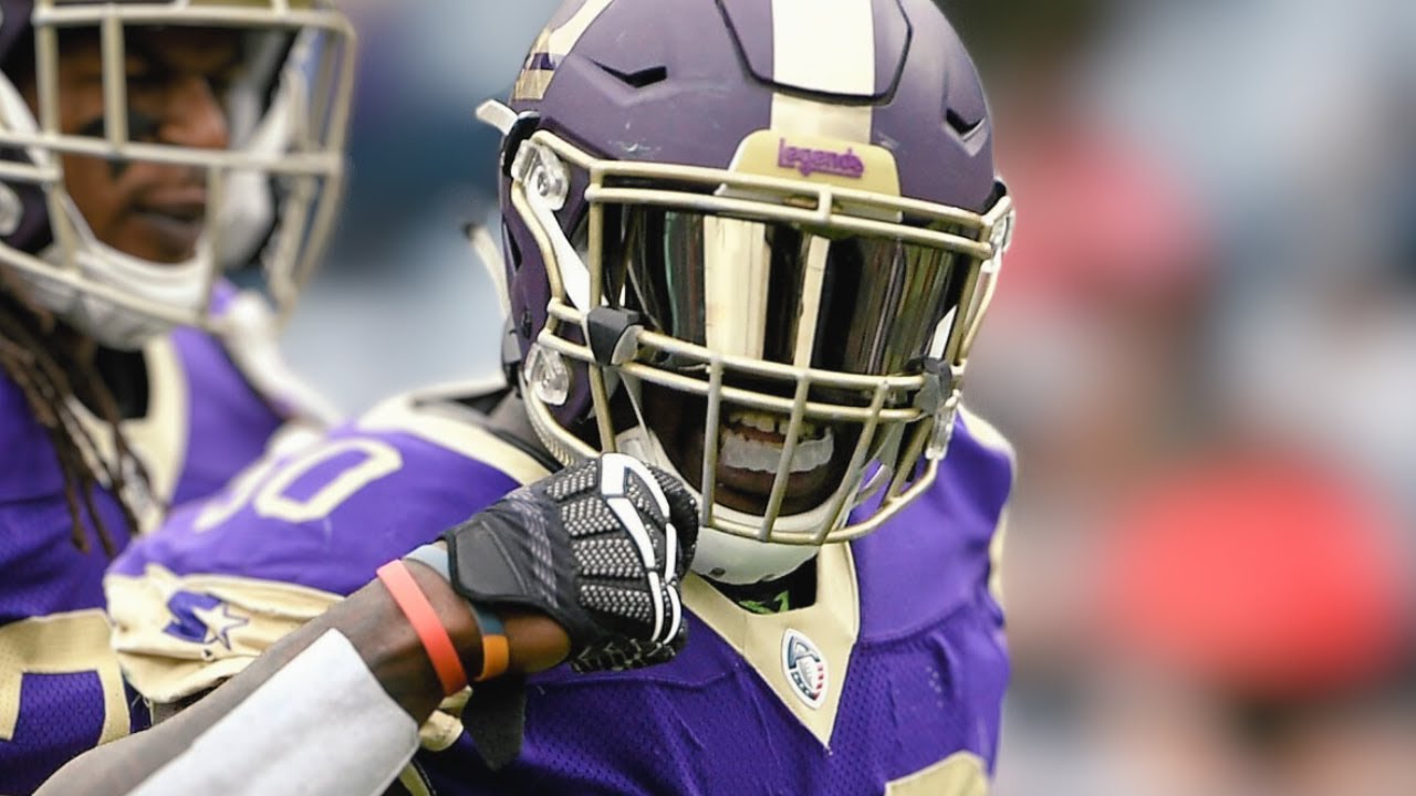Jeff Luc "Monster" AAF Football Highlights - YouTube