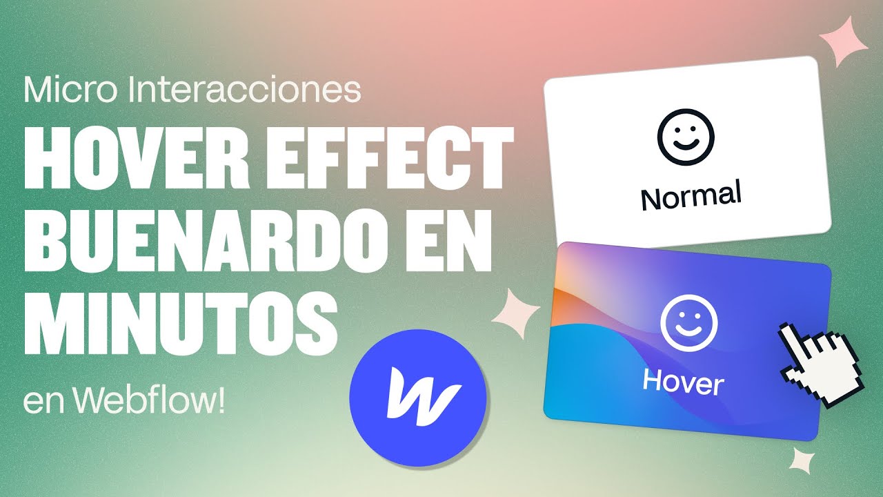 Crea una “hover effect” complejo en minutos usando las interacciones de Webflow - YouTube