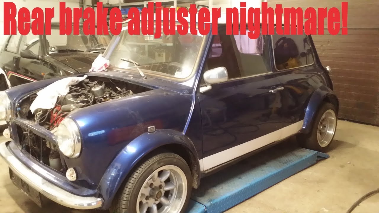 Classic Mini Cooper BRAKE ADJUSTER - YouTube