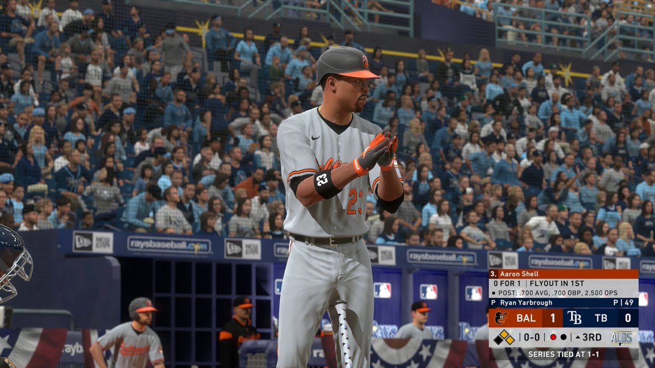 MLB The Show 20 RTTS Postseason ALDS Game 3 - Aaron Shell - YouTube