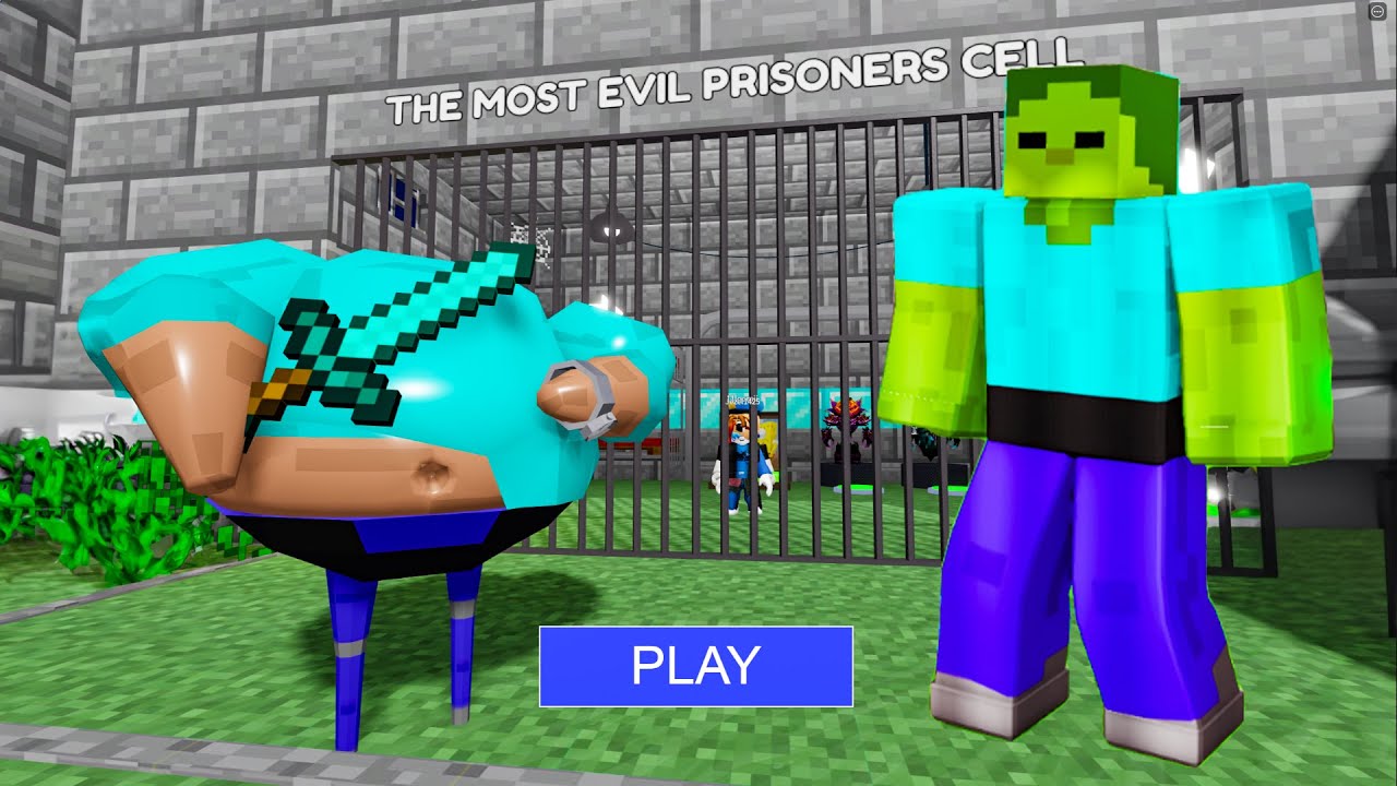 MINECRAFT BARRY'S PRISON RUN! (Obby) Update - Roblox Walkthrough FULL ...