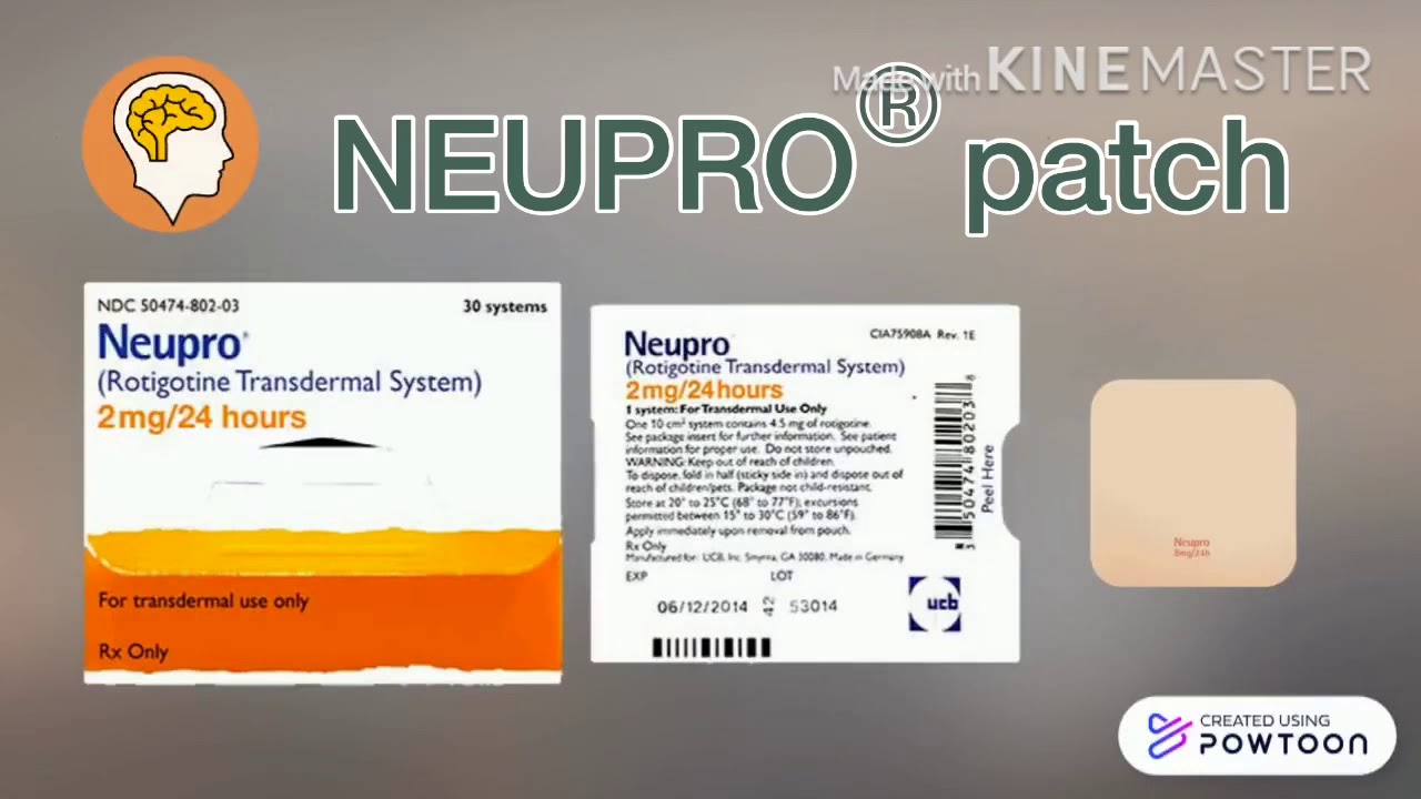การใช้ยาแผ่นแปะ rotigotine (Neupro) - YouTube
