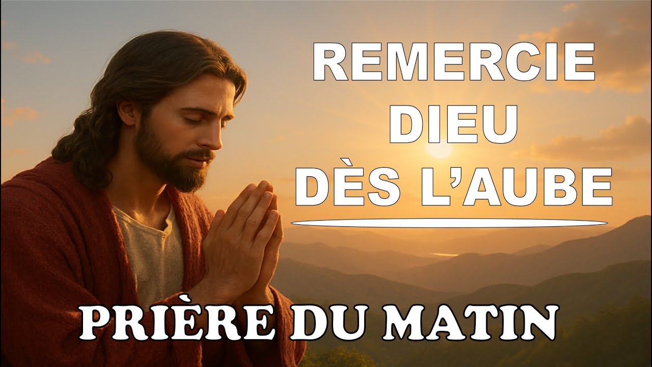 Prière du matin pour remercier Dieu dès l’aube - YouTube