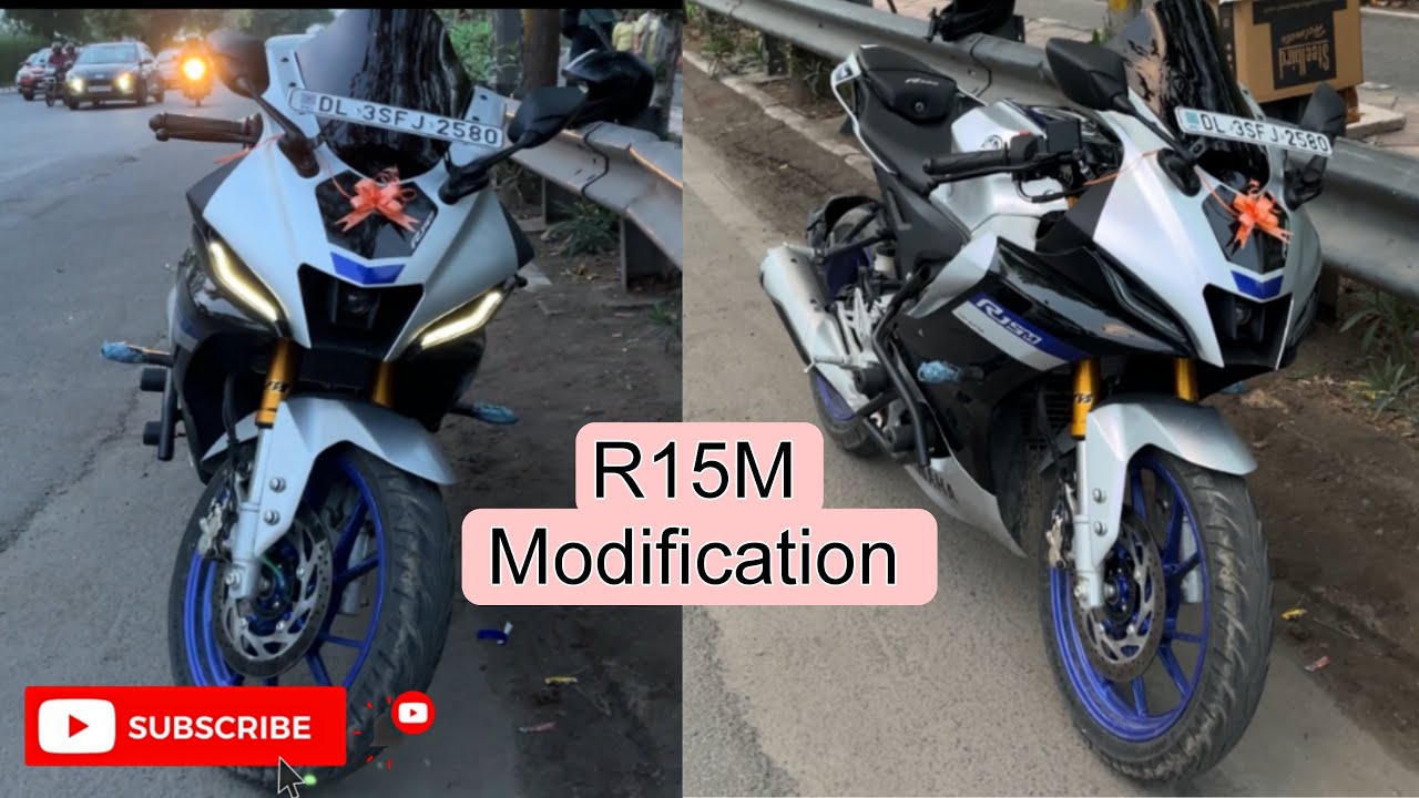 R15M Modified |Yamaha R15M Modification| R15M New Accessories | - YouTube