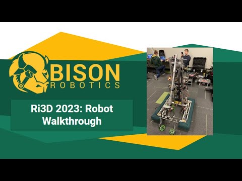 NDSU Ri3D 2023 Robot Walkthrough - YouTube