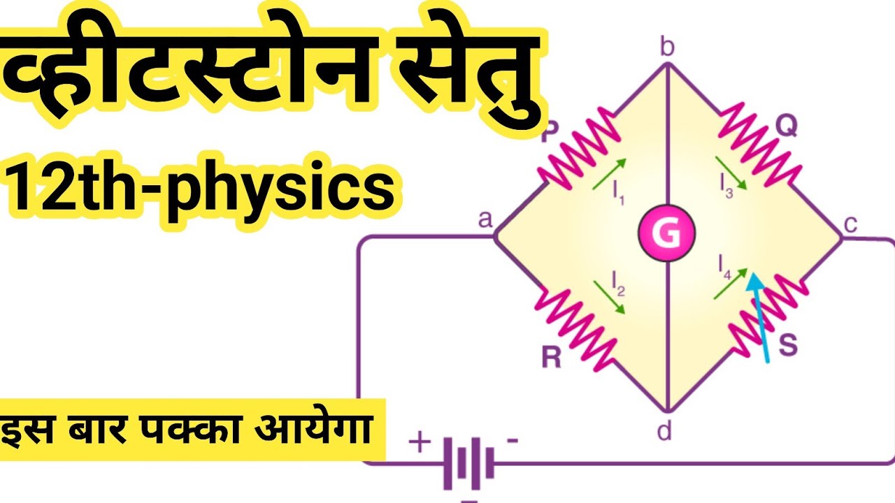 व्हीटस्टोन सेतु / Wheatstone Setu / Wheatstone Bridge / Wheatstone ...