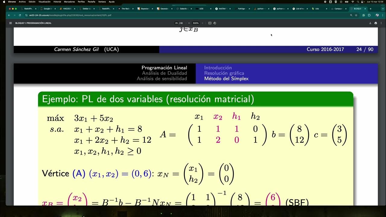 INTRO METODO SIMPLEX 1/2 - YouTube