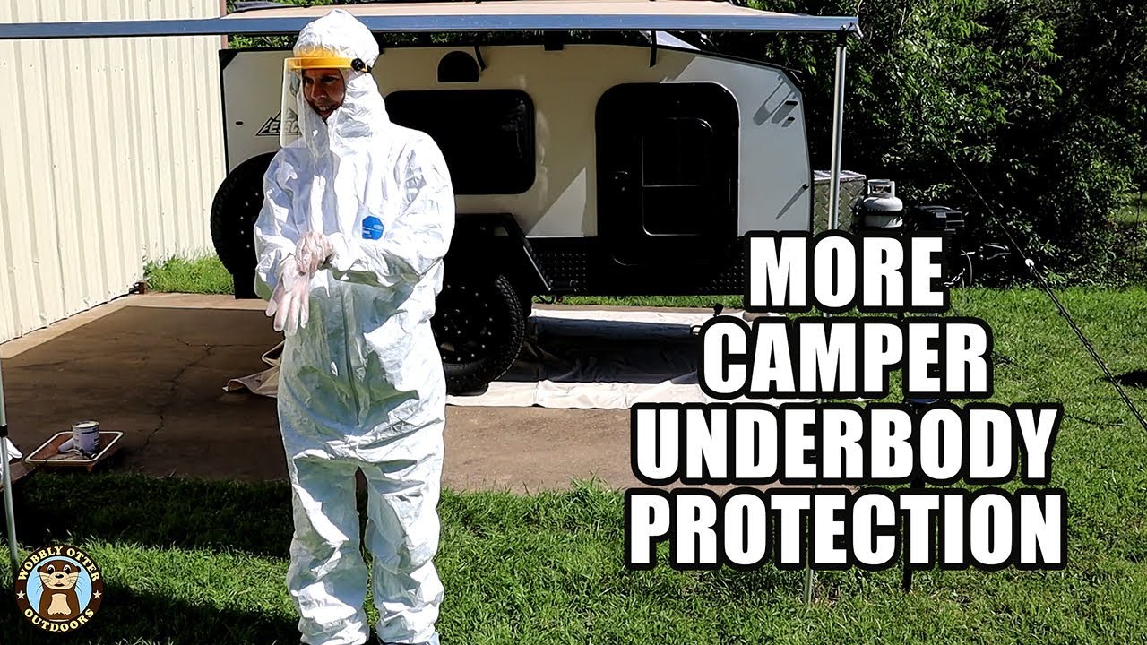 Camper Underbody Protection with Rust-Oleum Marine Topside Paint - YouTube