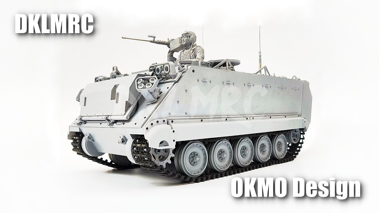 OKMO 1/16 RC M113A3 APC kit - YouTube