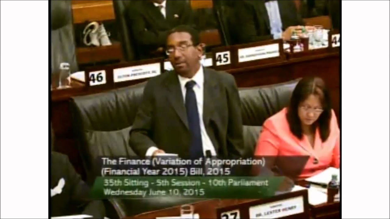 Opposition Senator Dr Lester Henry - YouTube