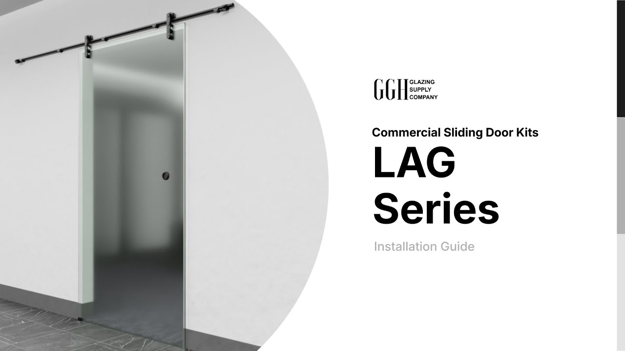 Commercial Sliding Door Kits - LAG Series - Grey Goat Hardware - YouTube