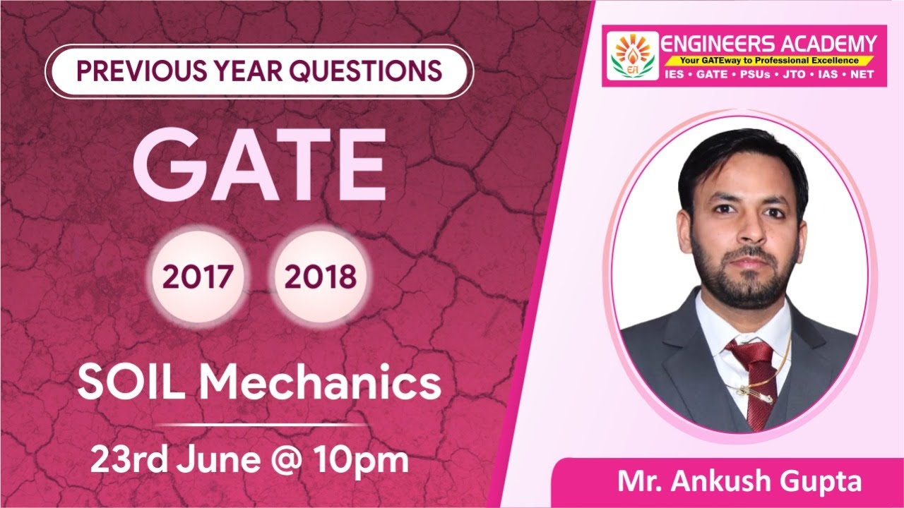 Soil Engineering | GATE 2023-24 | Previous Year Question Series | CE ...