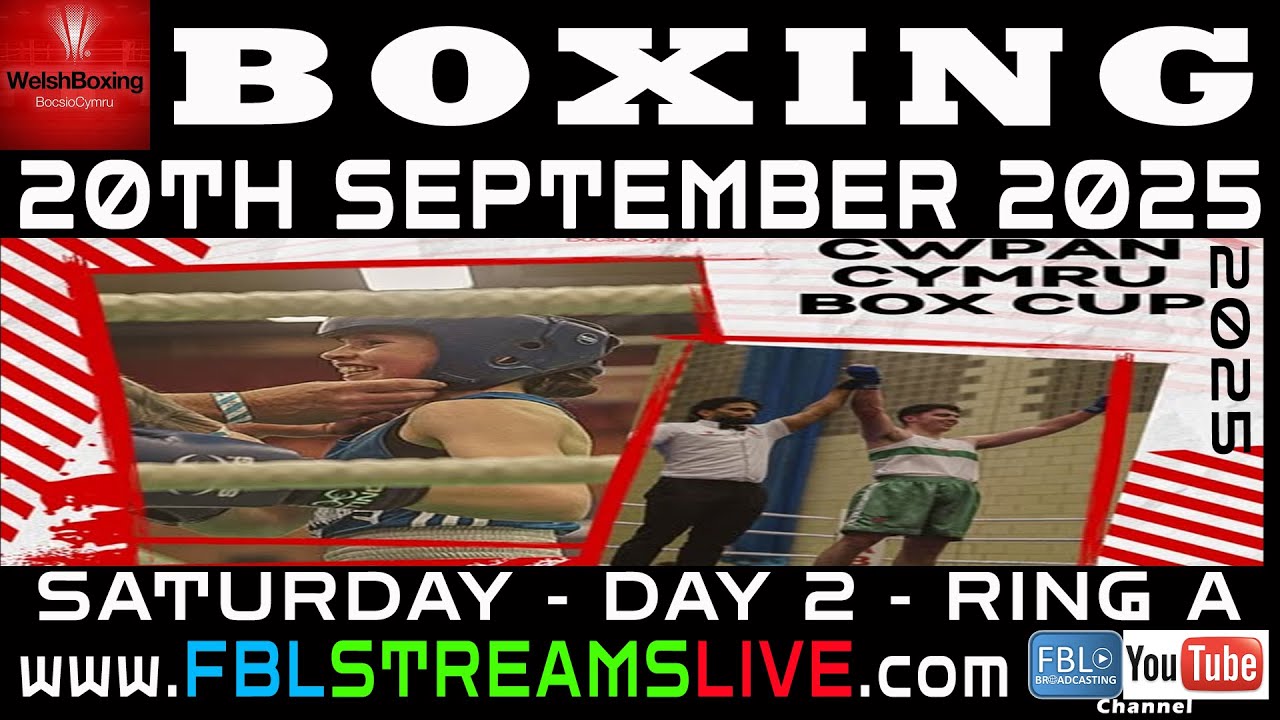 Welsh Amateur Boxing Association Box Cup Day 2 Saturday RING A. 20th ...
