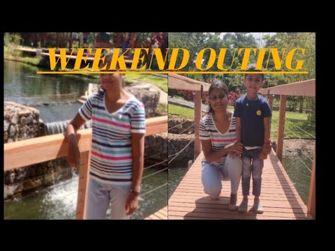 Weekend outing in africa.....Big White and pink fish in small pond...Time with Nature..