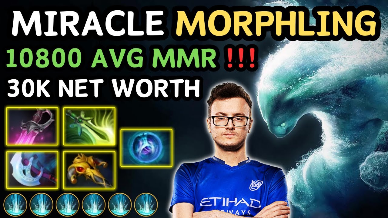 🔥 MIRACLE MORPHLING Hard CARRY 7.35d - 30K NET WORTH 🔥 10800 AVG MMR ...