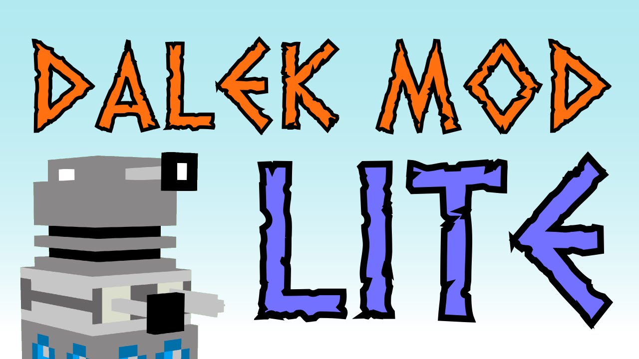 Daleks in 1.8?! - Dalek Mod Lite 1.8 - YouTube
