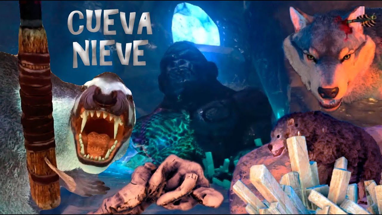 ARK: SURVIVAL EVOLVED #8 | CUEVA NIEVE (SNOW CAVE) - YouTube