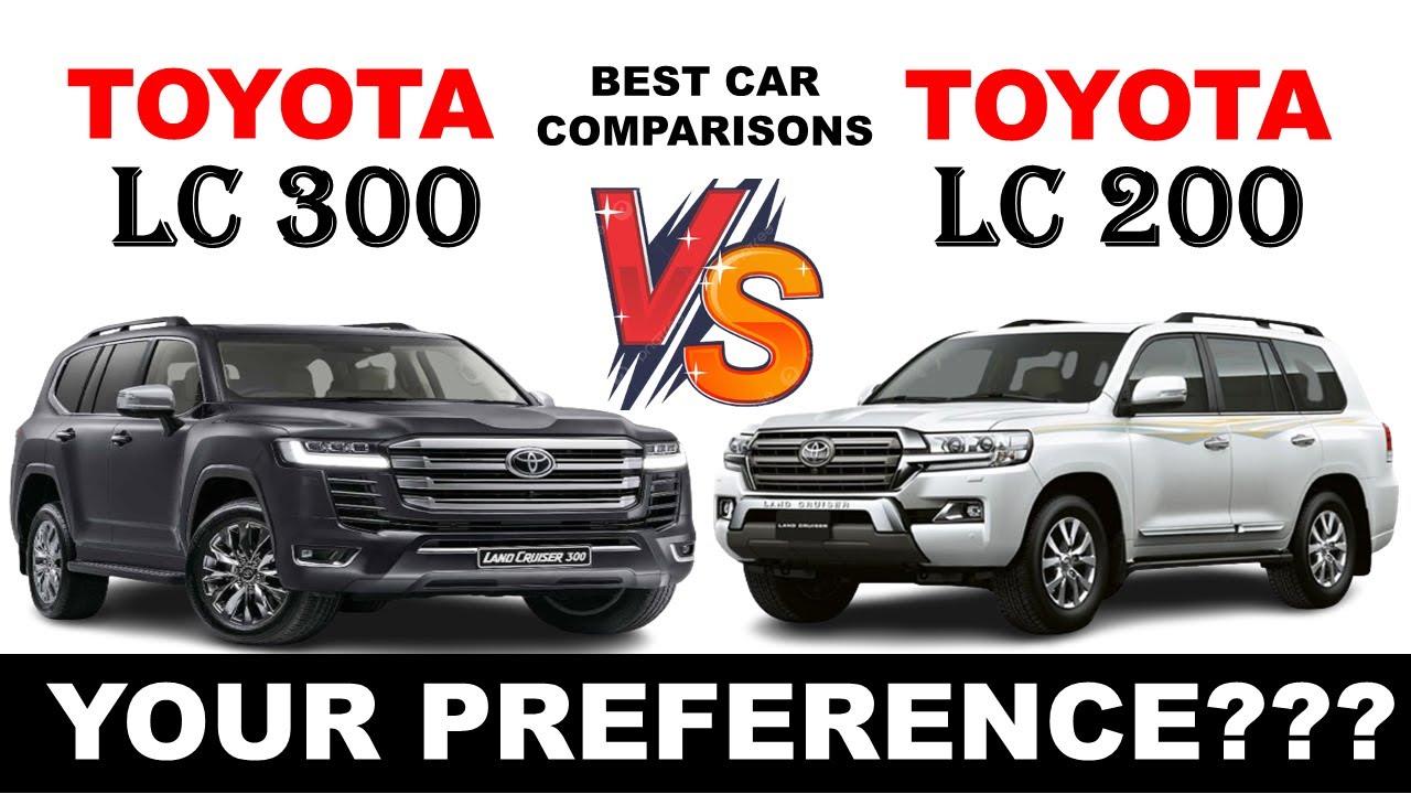 ALL NEW Toyota LANDCRUISER LC300 Vs ALL NEW Toyota LANDCRUISER LC200 | Which one do you prefer ...