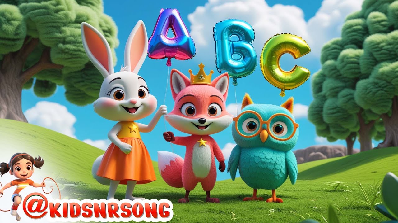 A to Z Alphabet Song for Kids | Learn the Alphabet with Fun Animals ...
