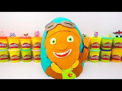 Köstebekgiller Dev Sürpriz Yumurta Oyun Hamuru ; Yoohoo Sürpriz Oyuncaklar #03