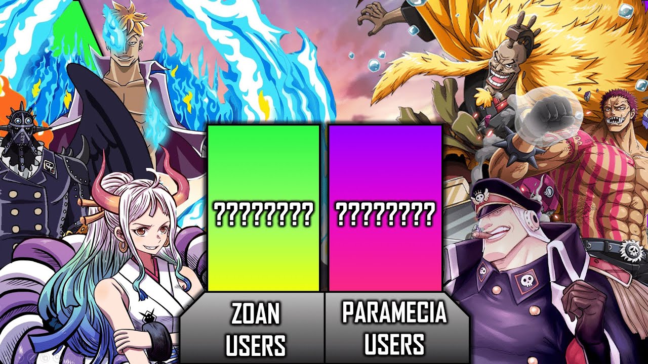 ZOAN USERS vs PARAMECIA USERS Power Levels | PirateLevels 🔥 - YouTube