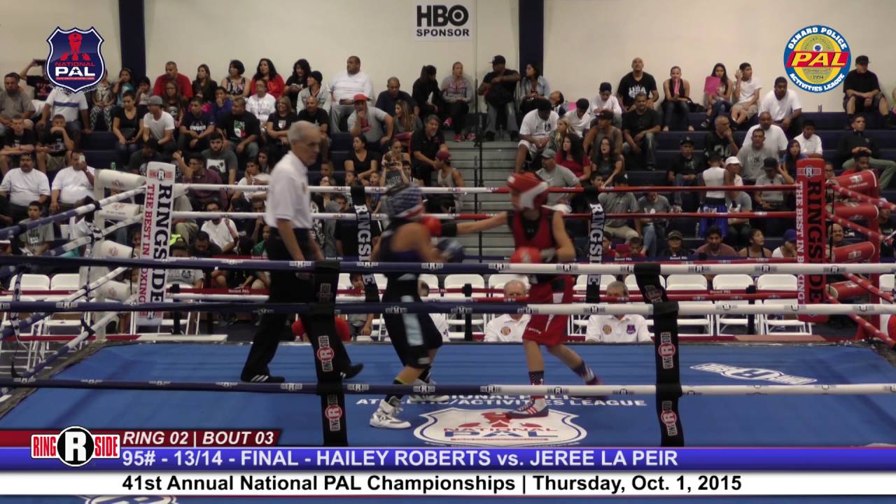 41st Nat. PAL Boxing Tournament | HAILEY ROBERTS vs. JEREE LA PIER ...