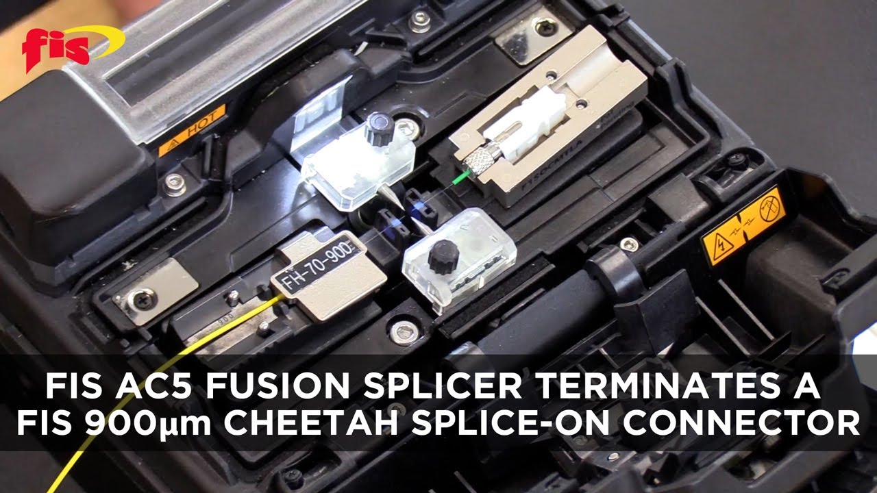 How To Terminate A 900µm Cheetah Splice On Connector On A FIS AC5 ...