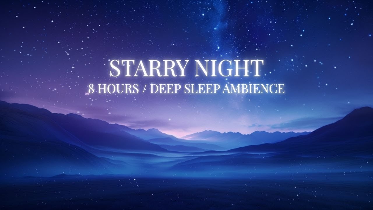 8 Hours Starry Night – Deep Sleep Ambience for Calm Dreams & Relaxation ...