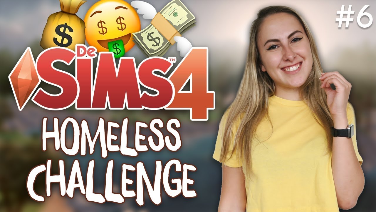 $1000 OP EEN DAG VERDIENEN! 😱 - De Sims 4: Homeless Challenge - Part 6 ...