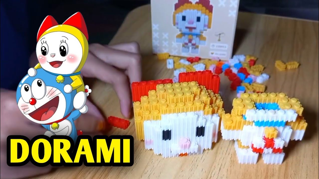 LEGO dorami adiknya doraemon nobita block collectors part 01 - YouTube