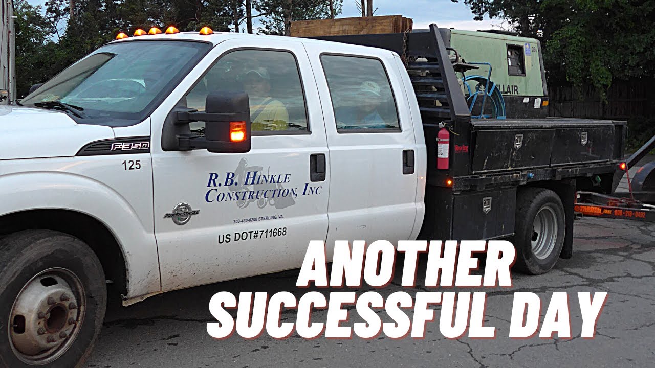 Another Successful Day - RB Hinkle Construction - YouTube