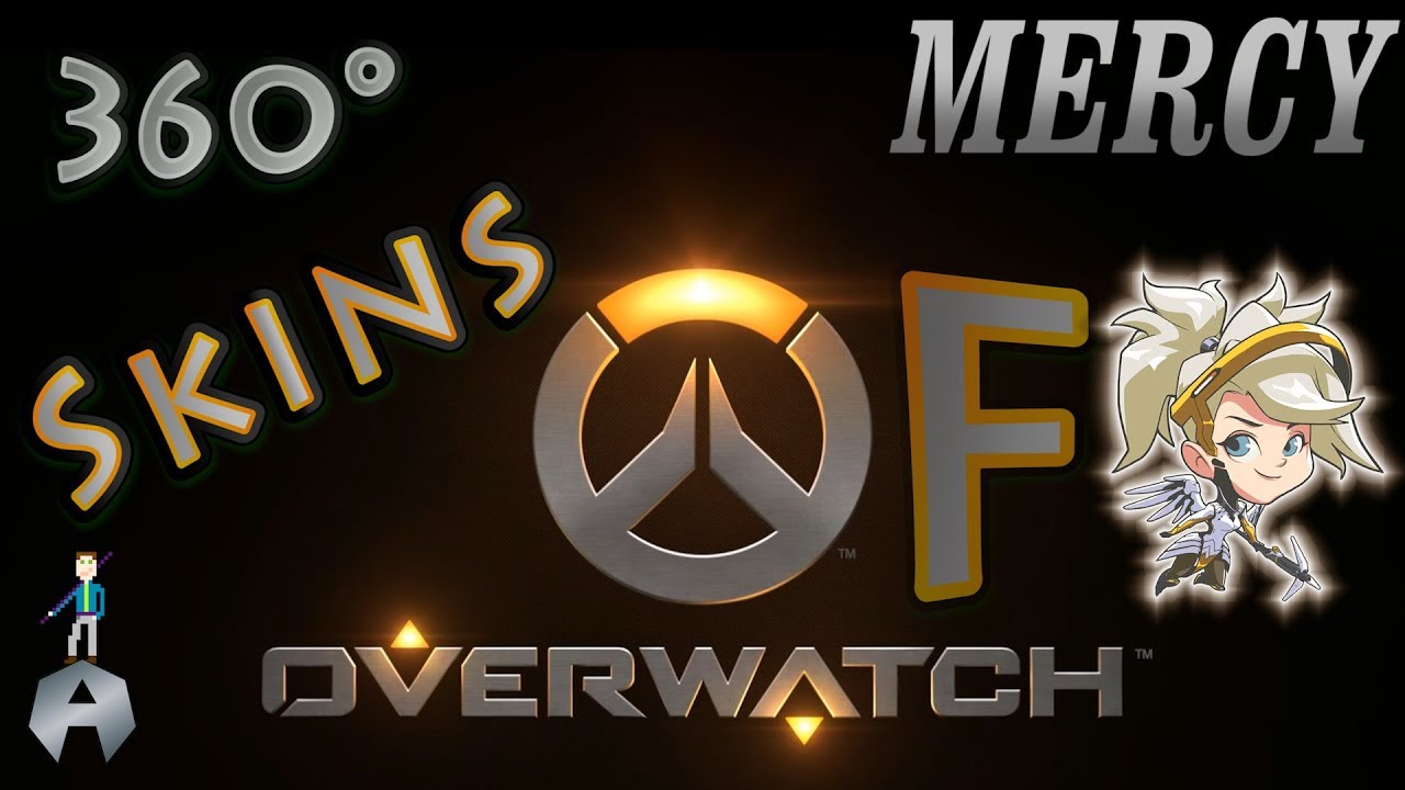 MERCY - Skins of Overwatch in 360 degrees (up to Moira patch) - YouTube