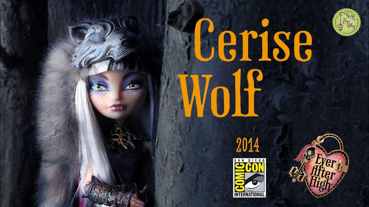 Review: Ever After High- Cerise Wolf, San Diego Comic Con 2014 - YouTube