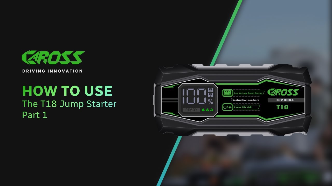 T18 Series How to Jump Start - T18 - YouTube