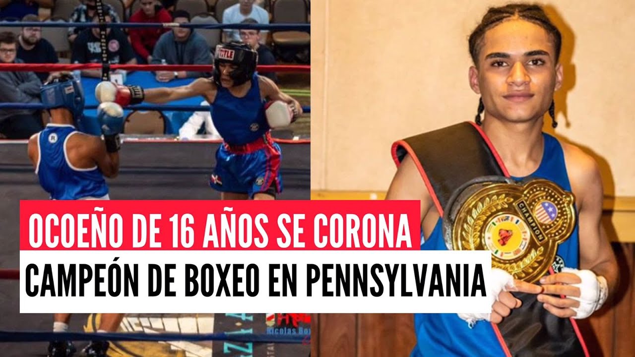 DOMINICANO DE 16 AÑOS SE CORONA CAMPEON DE BOXEO EN PENNSYLVANIA ...