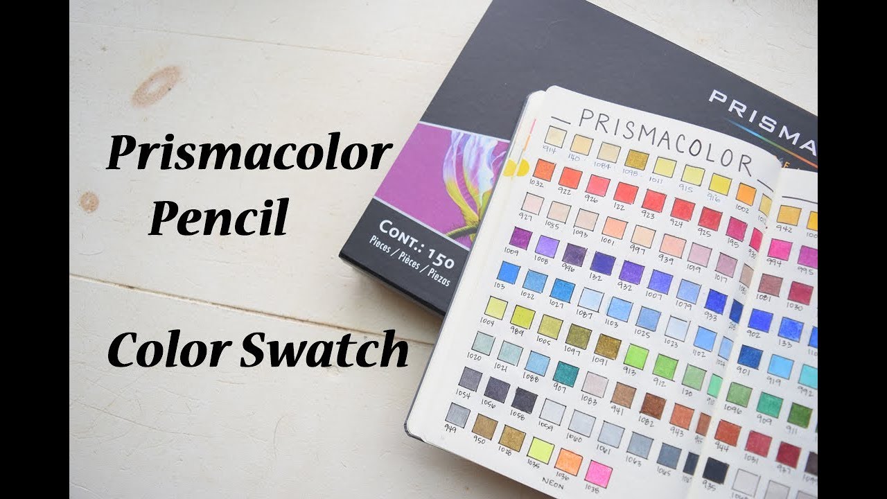 Prismacolor Bullet Journal Color Swatch - YouTube