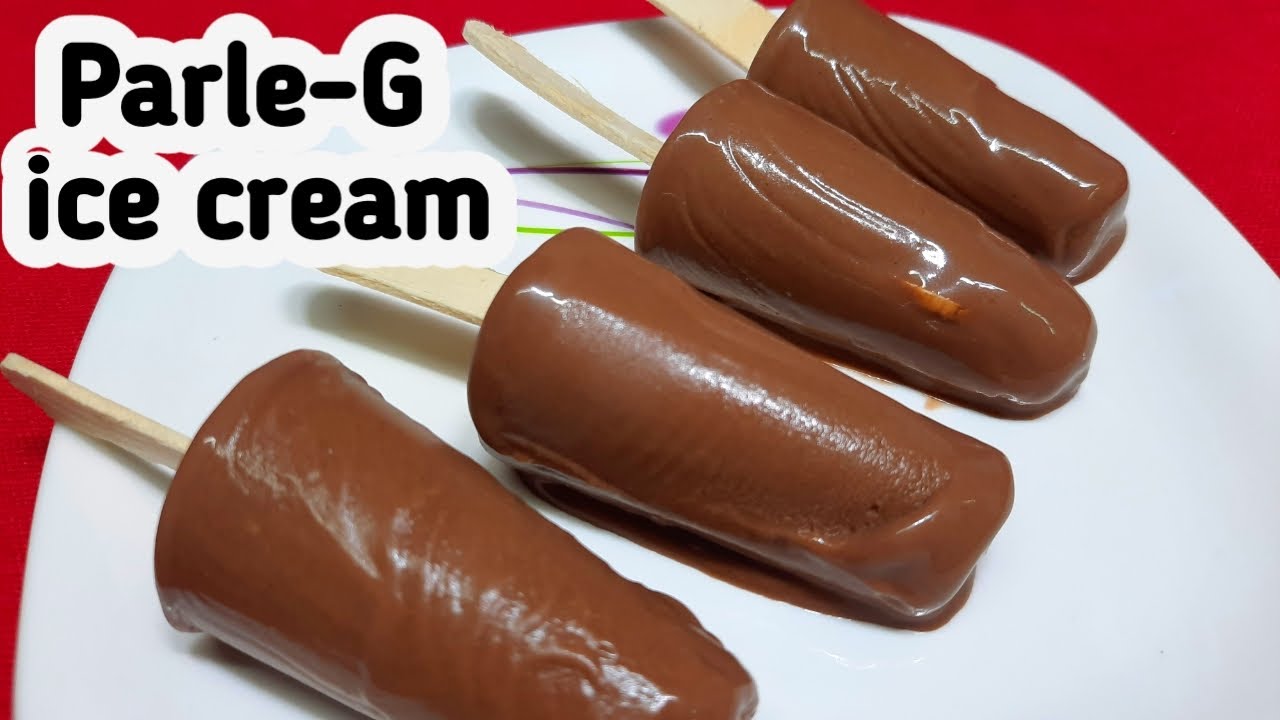 Parle-G ice cream| Ice cream without gas|पार्ले जी बिस्कुट से बनाए ...