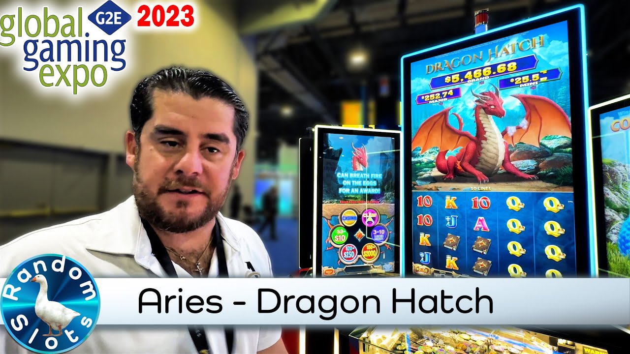 #G2E2023 Aries Dragon Hatch Slot Machine Preview - YouTube