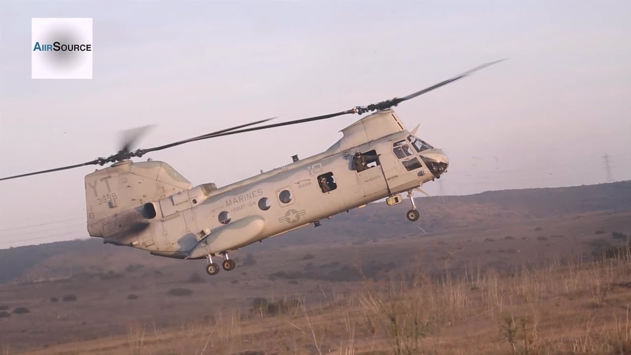 Air Delivery Marines Conducted Training Jumps From Ch 46e Sea Knights 5589
