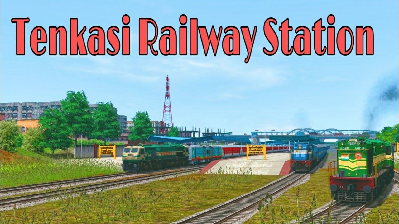 Trains around Tenkasi Junction Railway Station | Railworks | Indian ...