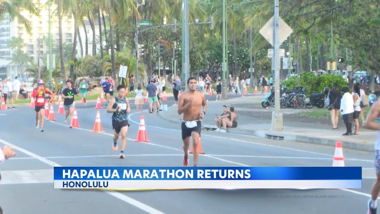 Thousands of runners participate in Hapalua Marathon - YouTube