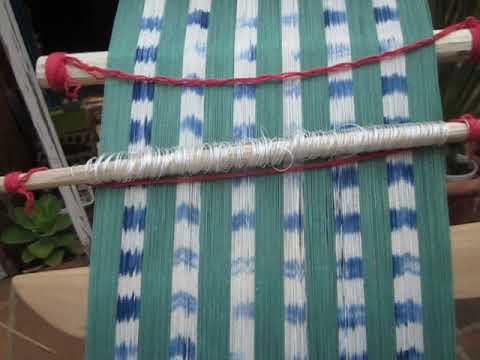 How to weave on a Practice Backstrap Loom 2 - YouTube
