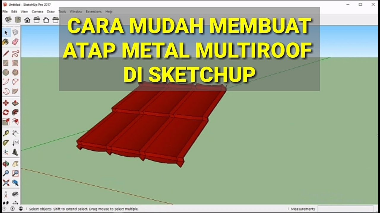 Membuat Atap Metal Multiroof Dengan Mudah - YouTube